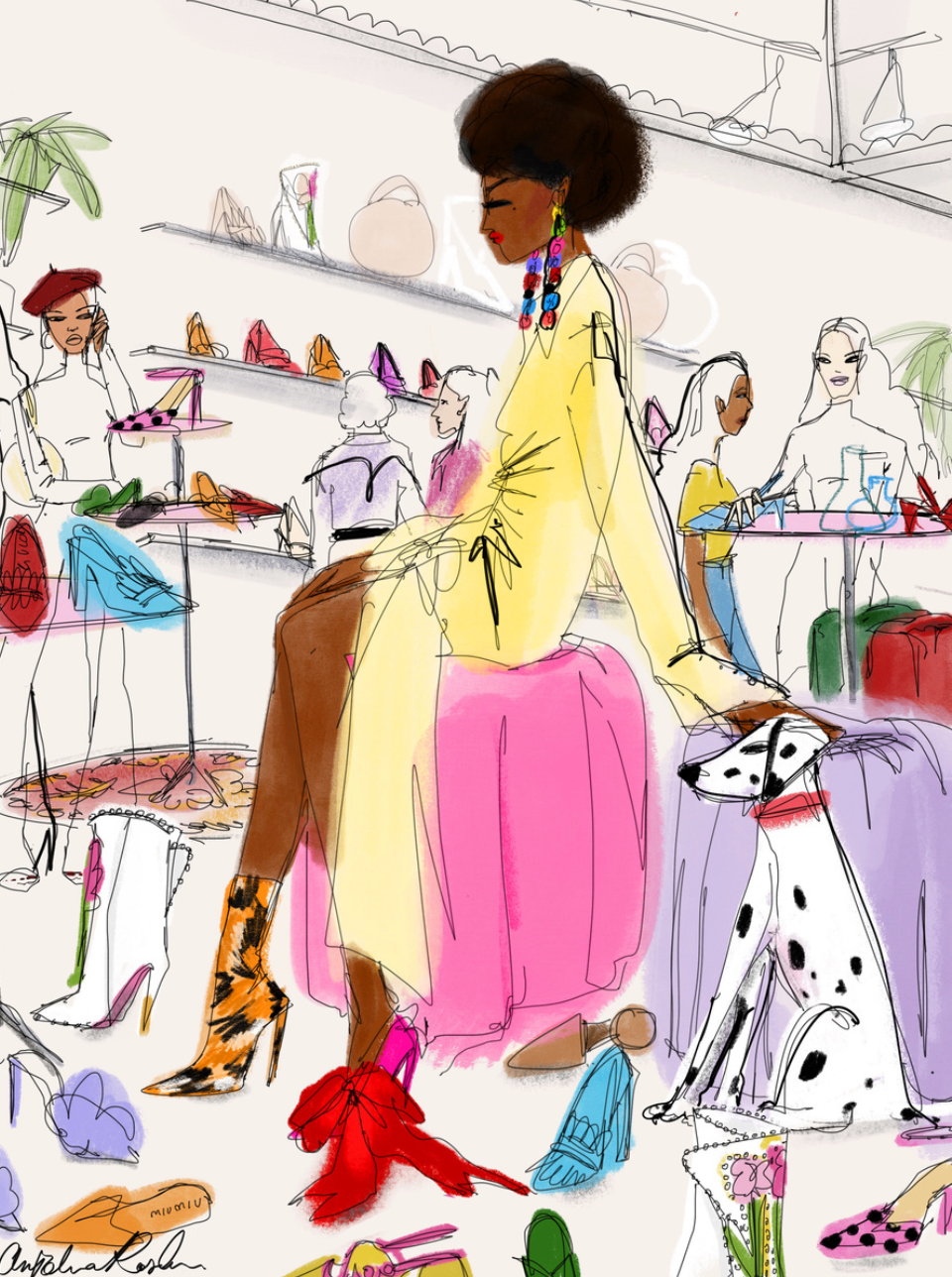 Shoe Shopping, Anjelica Roselyn – Katherine Kelly Design