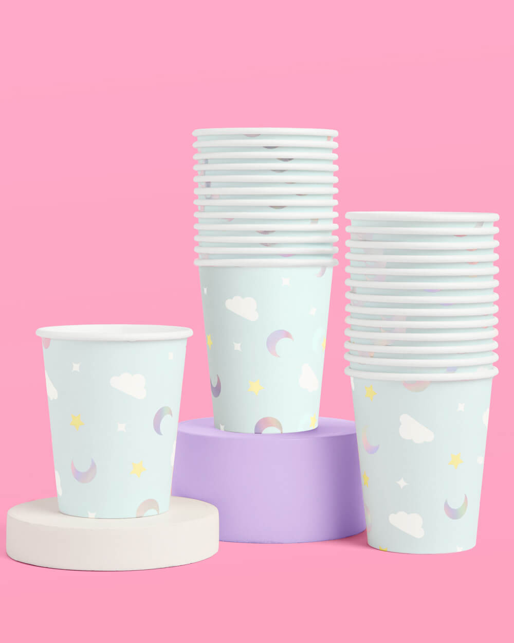 Over the Moon Cups - 50 paper cups – Katherine Kelly Design