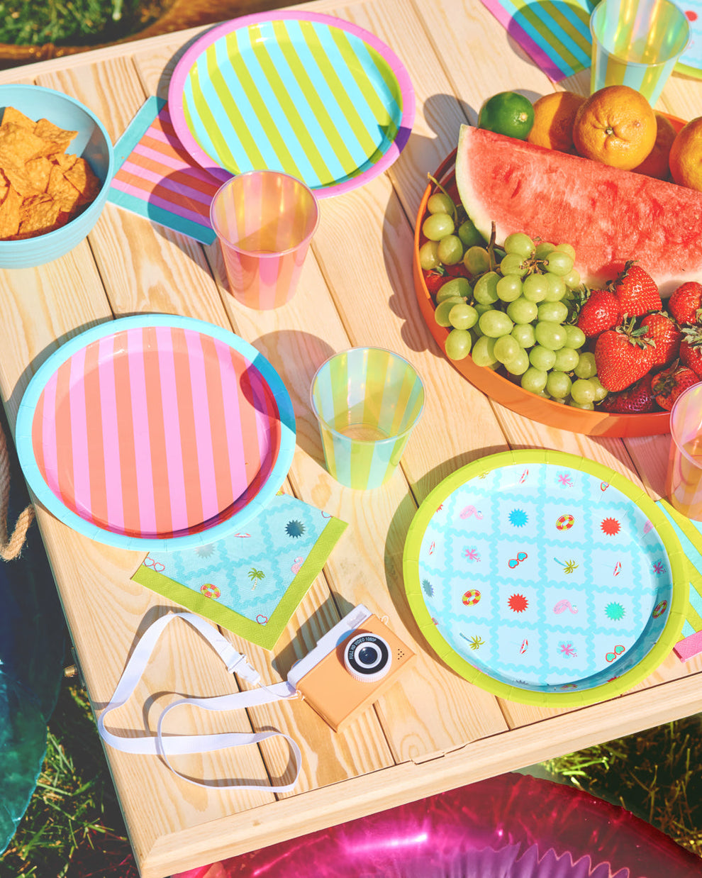 Pool Party Plates - 24 paper plates – Katherine Kelly Design